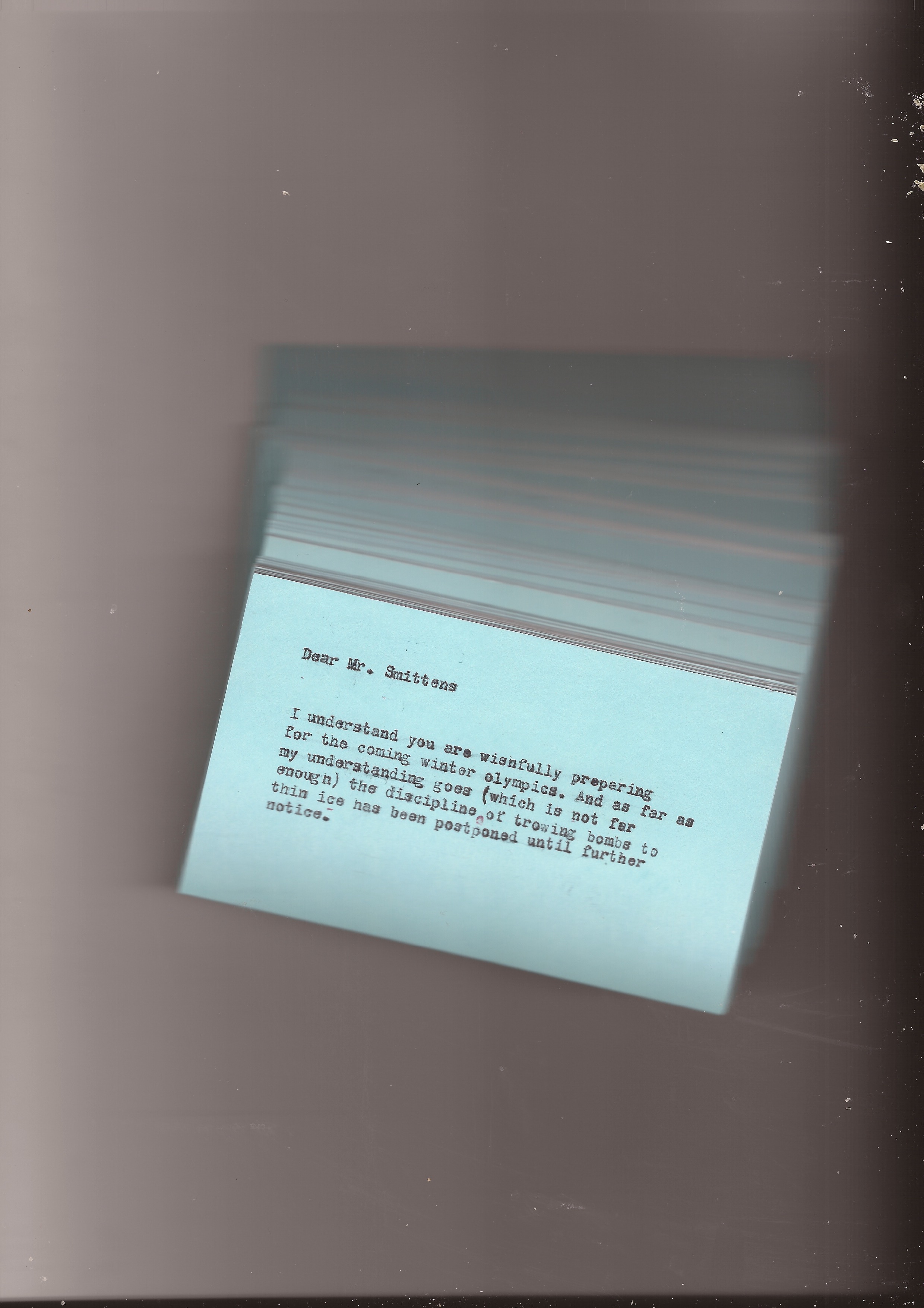 Start the 2nd edition of the blue files – a one day project