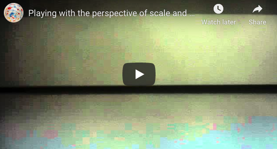 Playing with the perspective of scale and localization. – a one day project